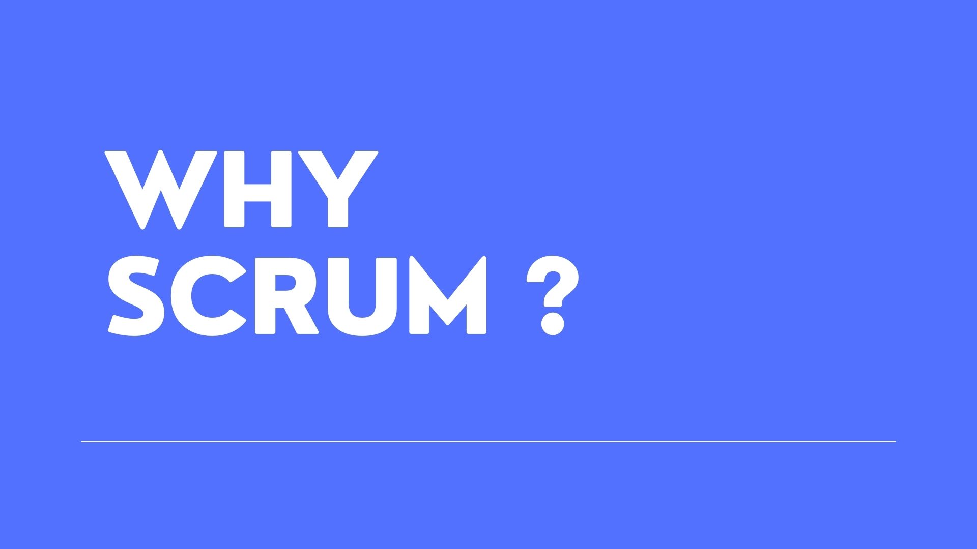Why SCRUM? – i2ctraining.com